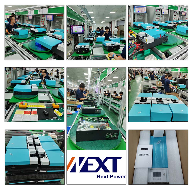 NEXTPOWER ON/OFF GRID 6.2kw 48V Pure Sine Wave Hybrid Solar Inverter ...