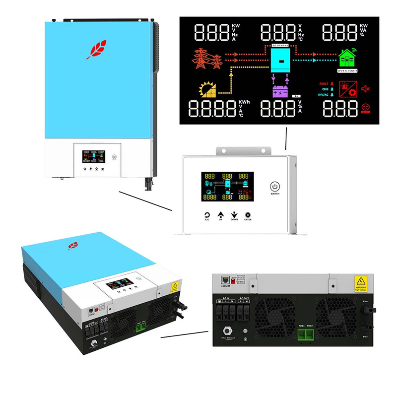 NEXTPOWER ON/OFF GRID 6.2kw 48V Pure Sine Wave Hybrid Solar Inverter ...